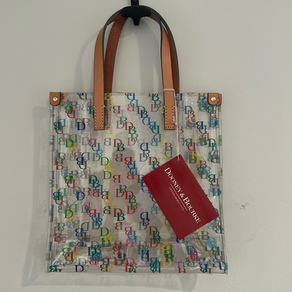 Dooney & Bourke | Bags | Nwt Dooney Bourke Clear Bag Vintage Leather Straps | Poshmark